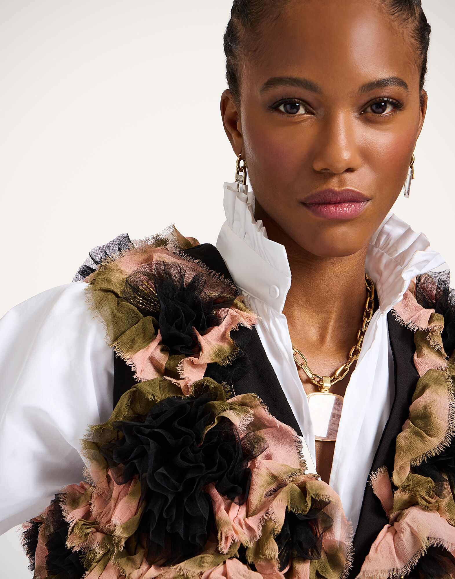 Lou Vest in Multicolor Black for Women | La DoubleJ