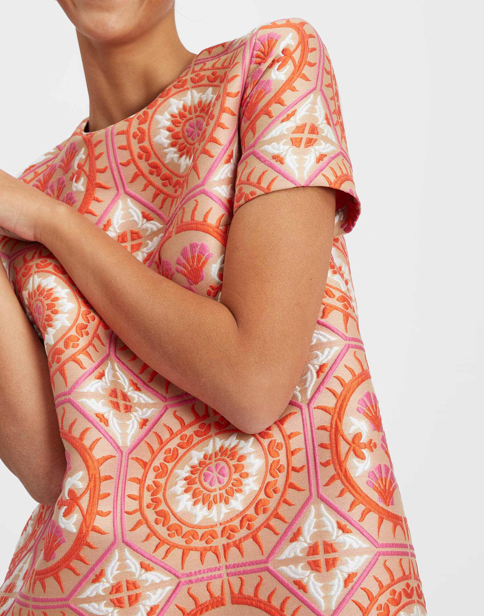 Mini Swing Dress in Sun Orange for Women | La DoubleJ Mini Swing Dress in Sun Orange for Women | La DoubleJ