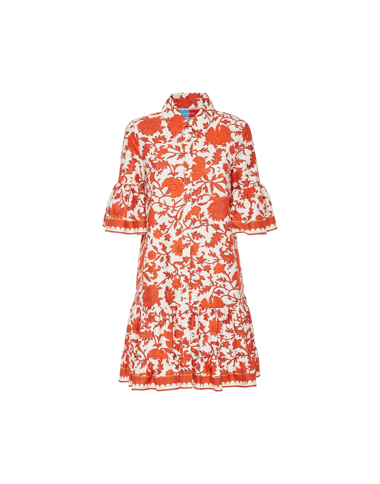 Choux Dress in Dragonflower Red for Women | La DoubleJ Choux Dress in Dragonflower Red for Women | La DoubleJ
