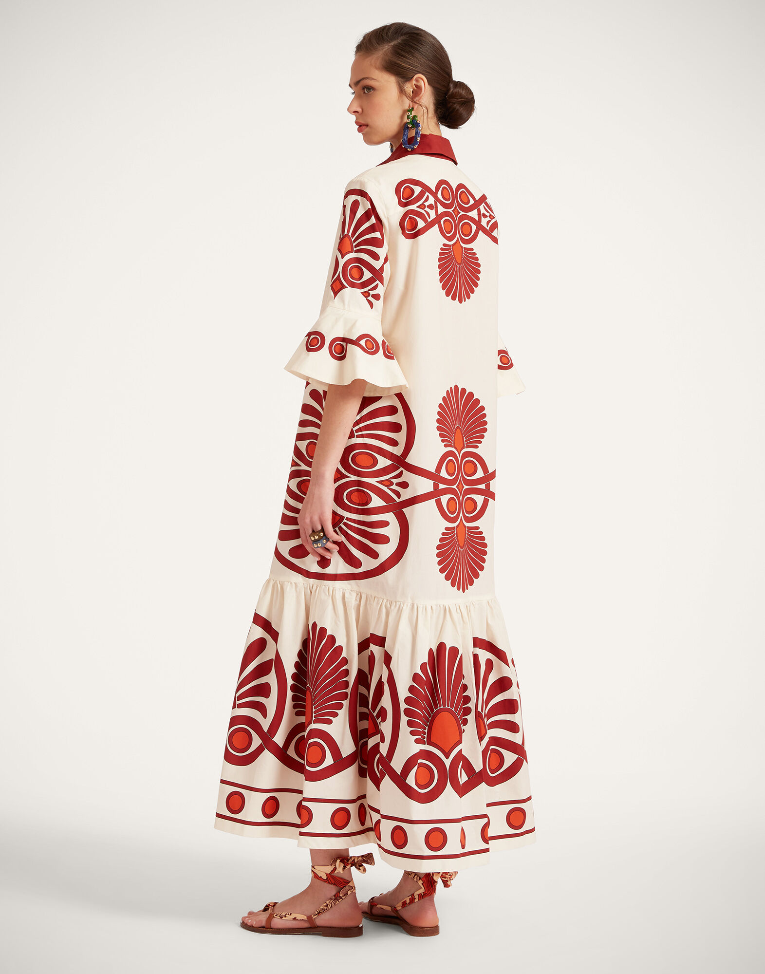 Artemis Dress in Medallion Placée Cream for Women | La DoubleJ