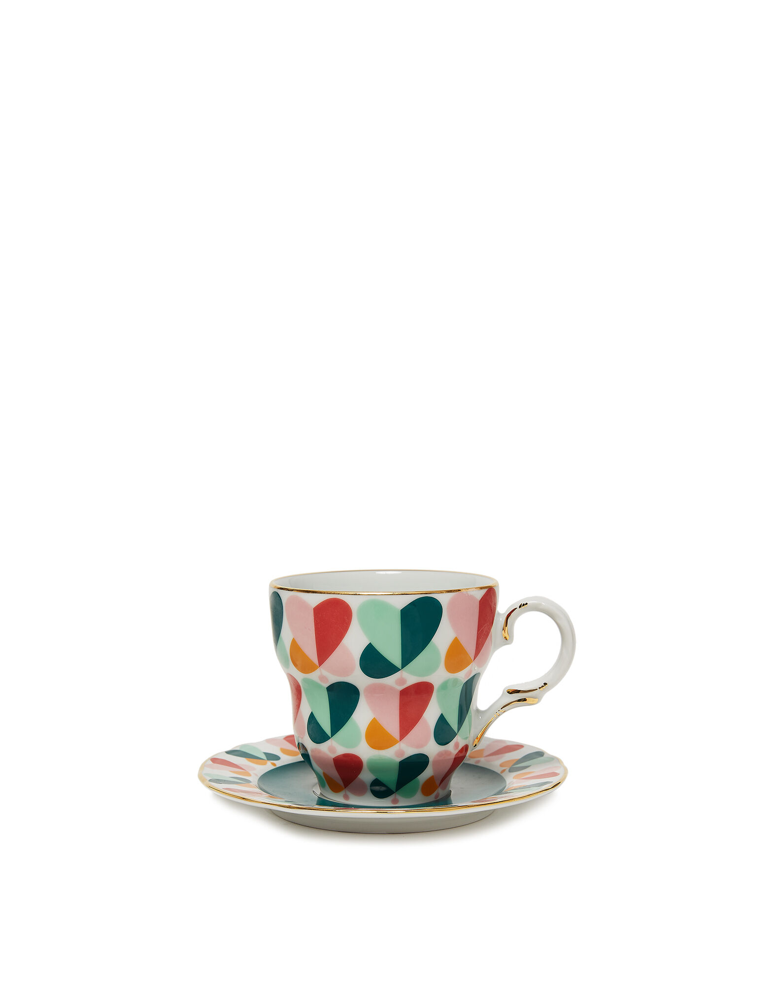 Big Mama Cup And Saucer in Farfalle Ring for Women | La DoubleJ