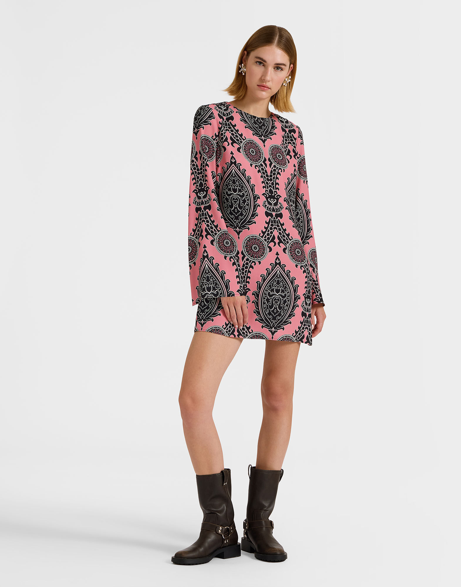 Mini Supremes Swing Dress in Oltrarno Pink for Women | La Mini Supremes Swing Dress in Oltrarno Pink for Women | La