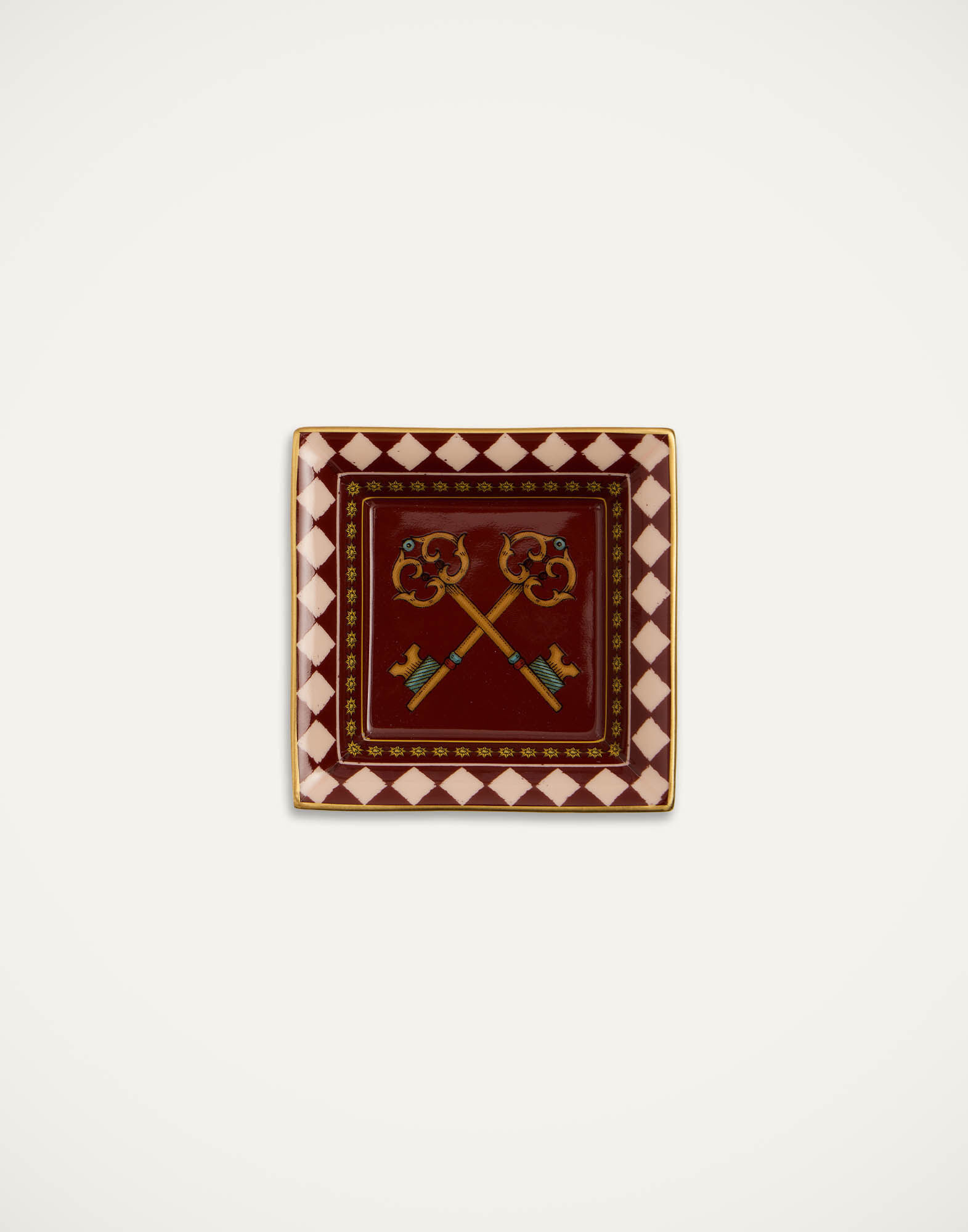 Mini Trinket Tray in The Keys Bordeaux - Homeware | La DoubleJ