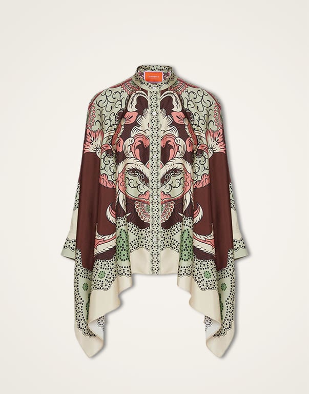 Women's Printed Shirts, Tops & Blouses | Silk & Cotton | La DoubleJ©