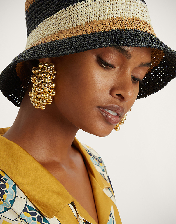 Women's Multicolour Hats: Cotton & Crochet Bucket Hats | La DoubleJ©